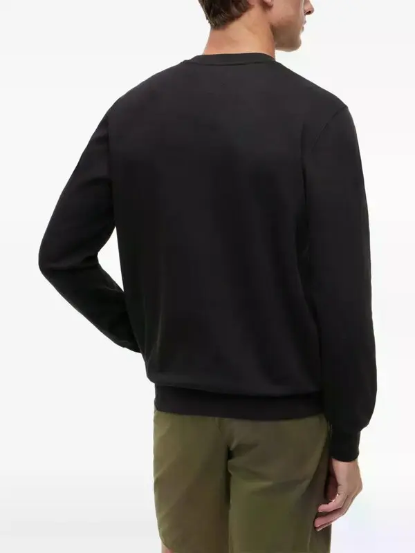 Tommy Hilfiger Logo Embroidered Crew Neck Sweater