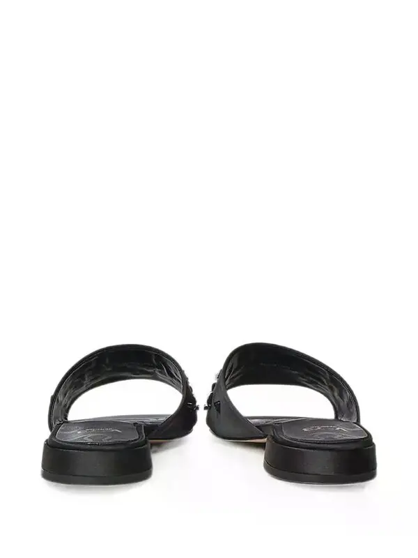 V°73 Kayla Embellished Sandals - Black