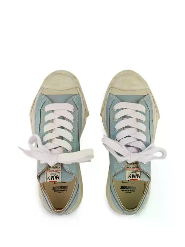 Mihara Yasuhiro Hank Leather Sneakers - Blue