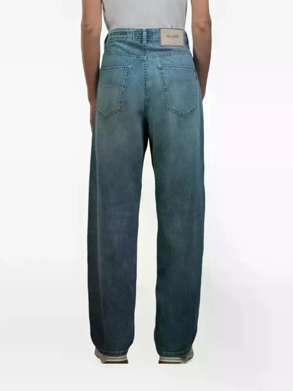 MOORER Cabirian Embroidered Straight-leg Jeans