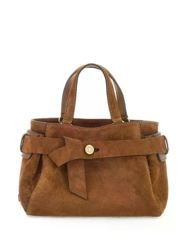 GIANNI CHIARINI Miranda Suede Tote Bag - Brown