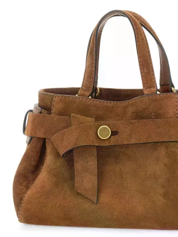 GIANNI CHIARINI Miranda Suede Tote Bag - Brown