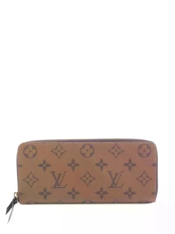 LOUIS VUITTON 2021 Monogram Reverse Clemence Wallet - Neutrals