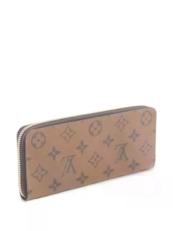 LOUIS VUITTON 2021 Monogram Reverse Clemence Wallet