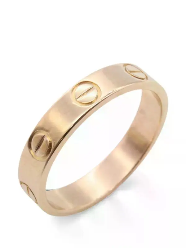 Cartier 18k Rose Gold Mini Love Ring - Pink