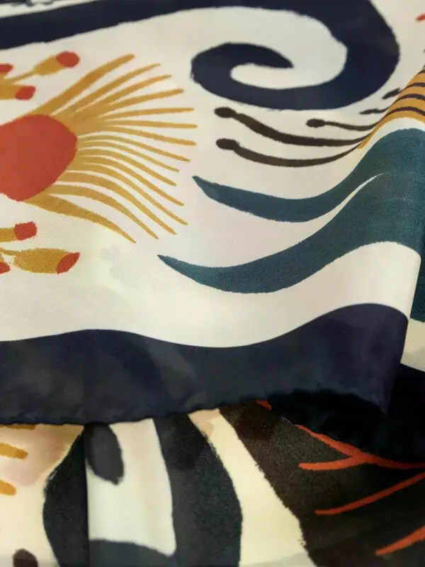 Etro Graphic-print Silk Scarf