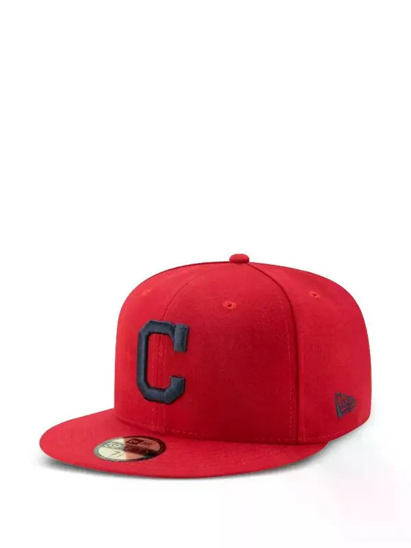 New Era Embroidered Logo Baseball Cap - Red
