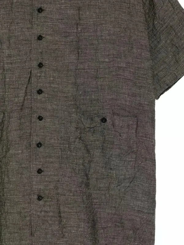 KLASICA Short-sleeve Linen Shirt