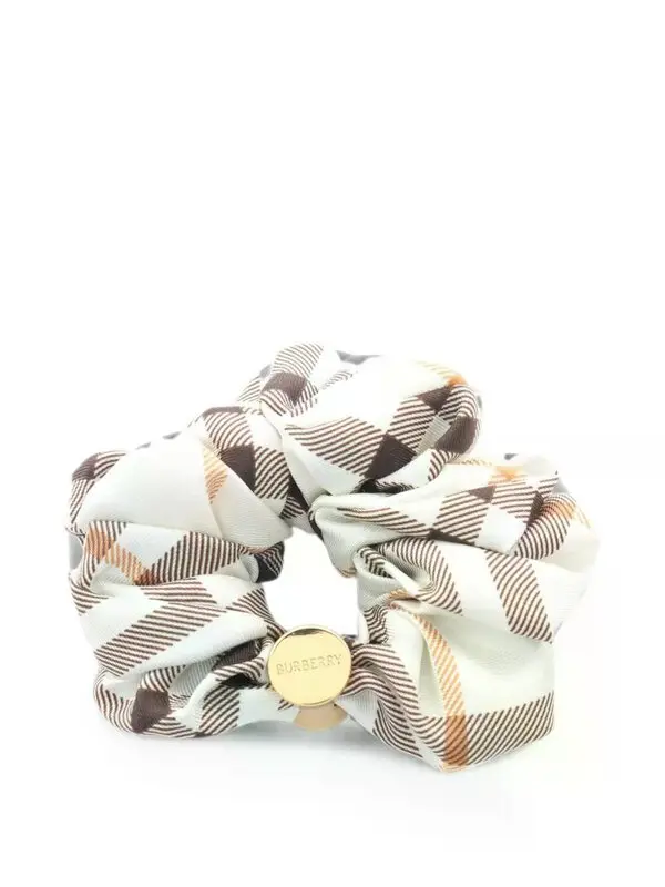 Burberry Check Pattern Scrunchie