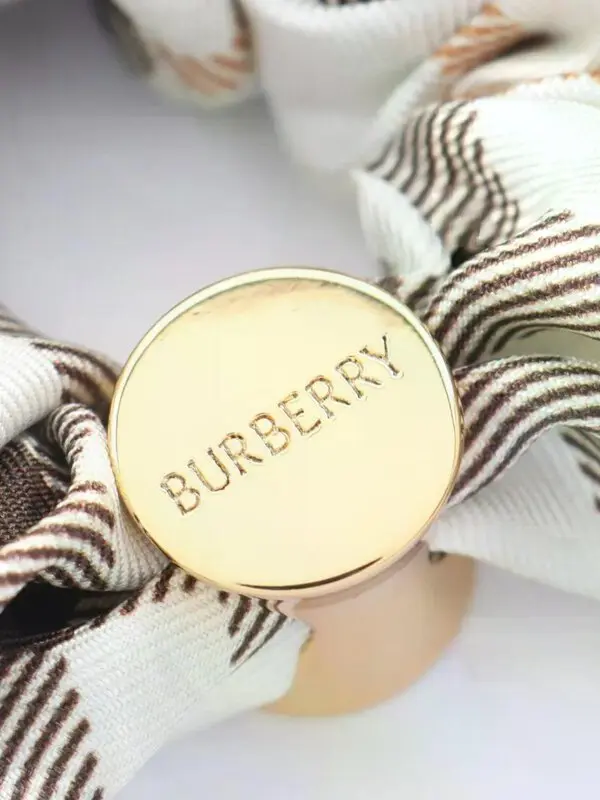 Burberry Check Pattern Scrunchie
