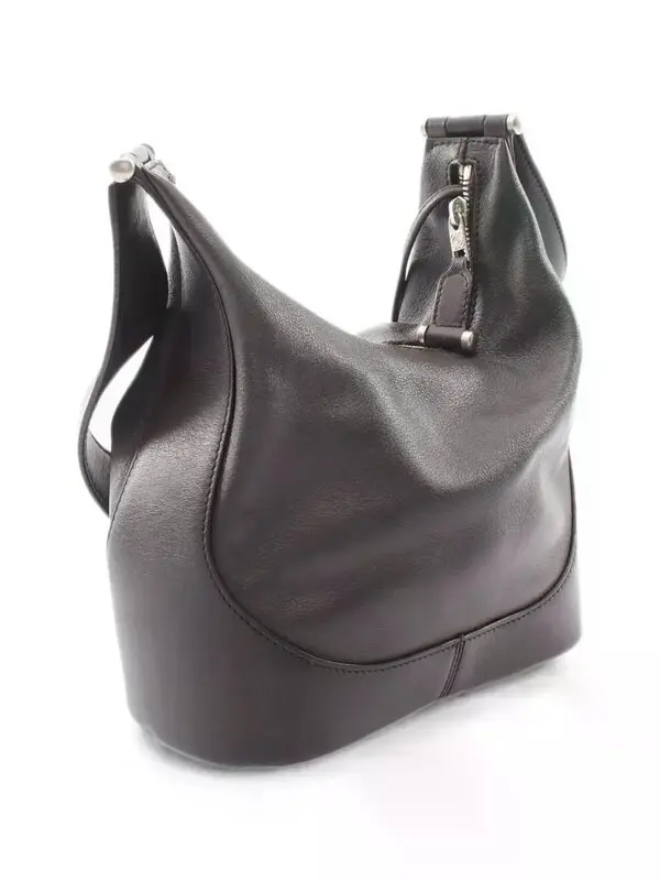 Loewe Anagram Leather Shoulder Bag - Brown