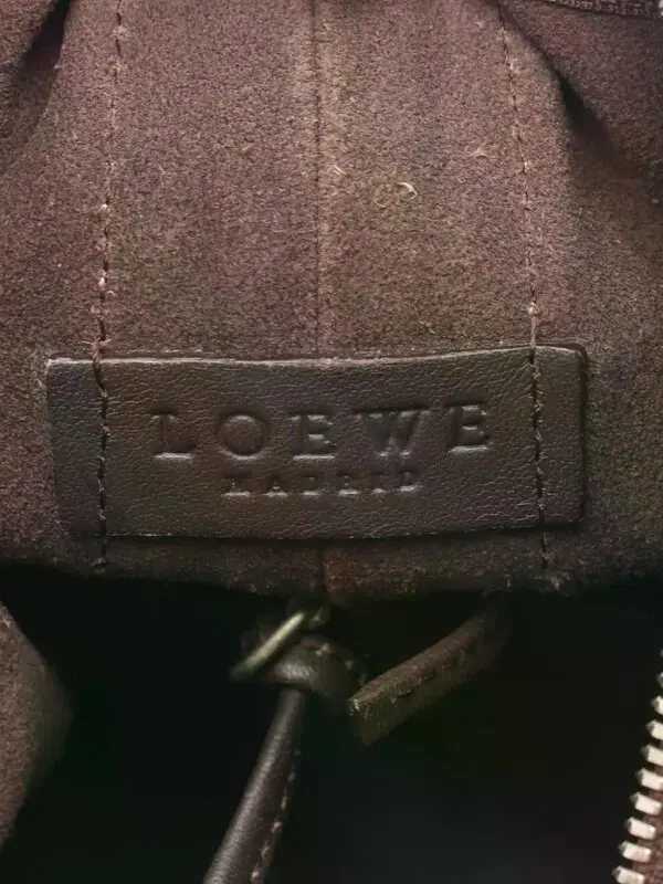 Loewe Anagram Leather Shoulder Bag - Brown