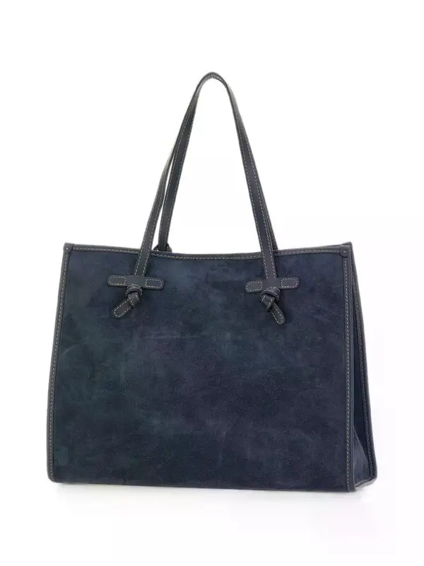 MARCELLA CLUB Marcella Suede Shoulder Bag - Blue
