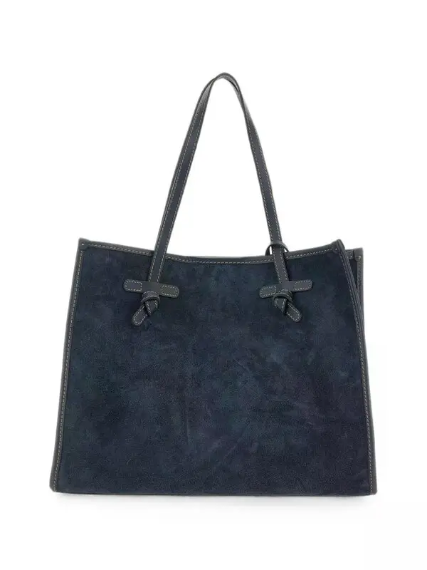 MARCELLA CLUB Marcella Suede Shoulder Bag - Blue