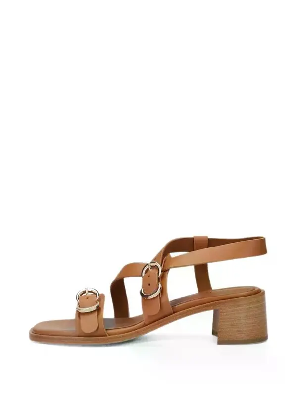 FRAU Multi-strap Leather Sandals - Brown