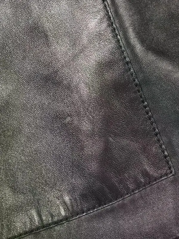Hermès Hooded Leather Gilet Coat
