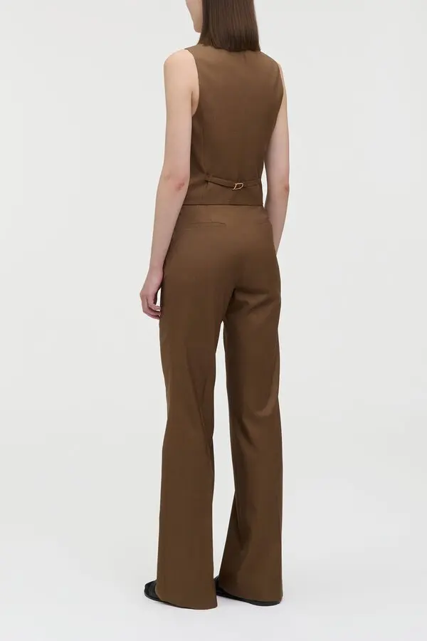 Gabriela Hearst Vesta Pant In Wool Silk