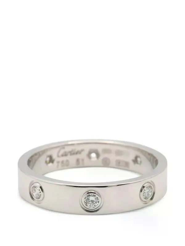 Cartier 18k White Gold Diamond Ring