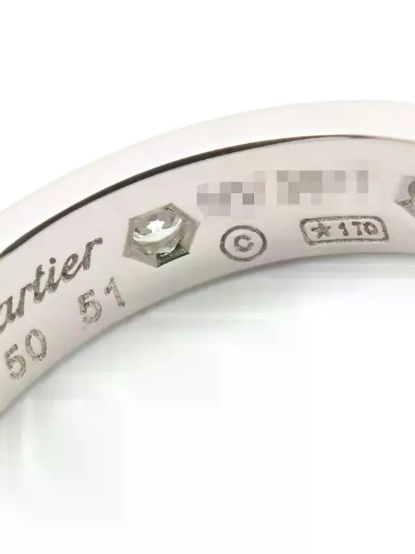 Cartier 18k White Gold Diamond Ring
