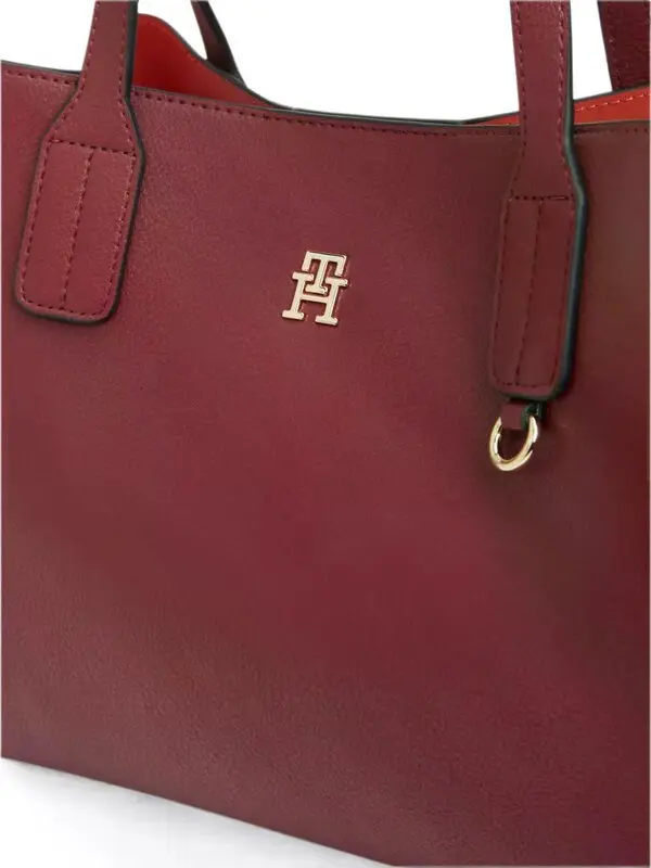 Tommy Hilfiger Logo-plaque Tote Bag - Red