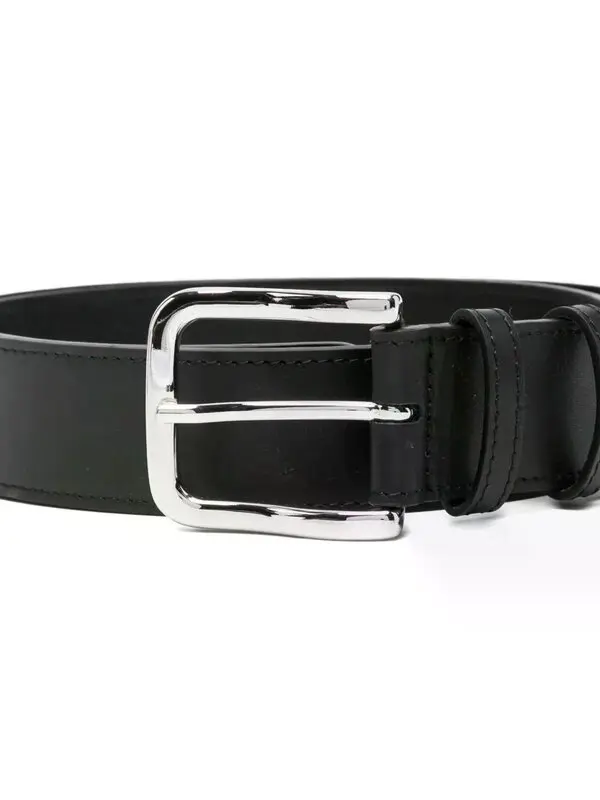 Iceberg Logo-print Leather Belt