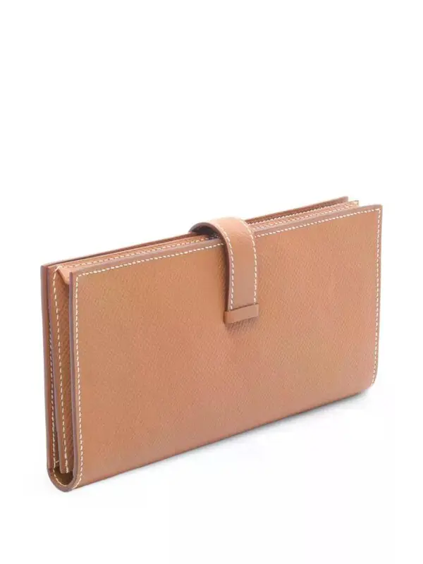 Hermès Bearn Soufflet Bi-fold Wallet - Neutrals
