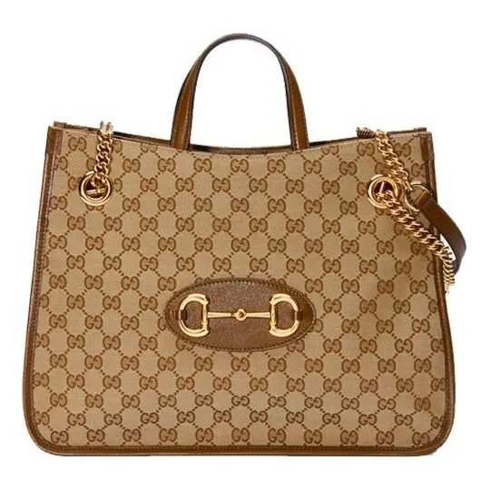 Gucci Horsebit 1955 Medium Tote Bag - Brown