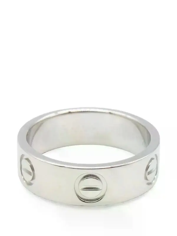 Cartier Platinum Love Ring - Silver