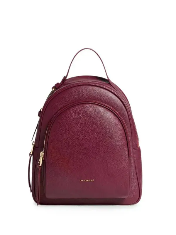 COCCINELLE Malory Grained-leather Backpack