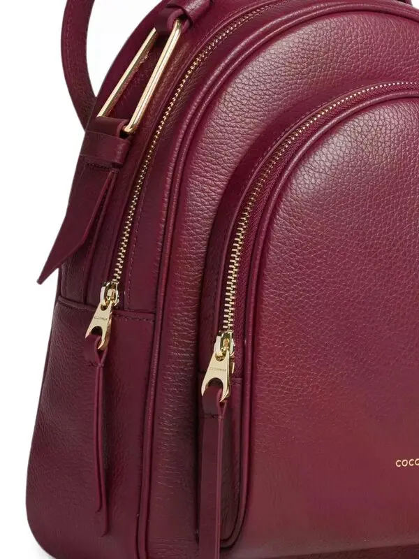 COCCINELLE Malory Grained-leather Backpack