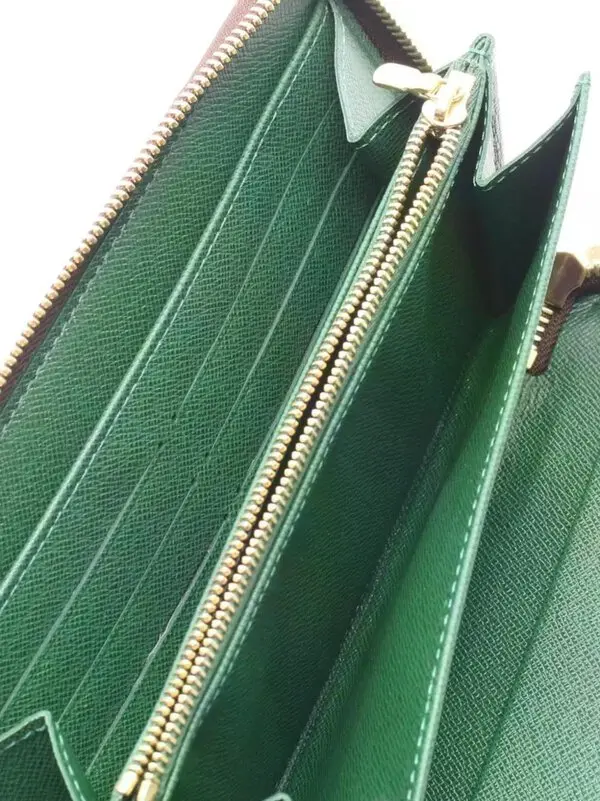 LOUIS VUITTON 2006 Monogram Groom Zippy Wallet - Brown