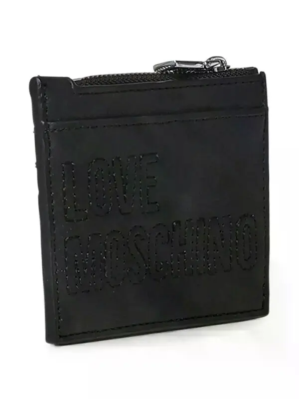Moschino Logo-embroidered Wallet