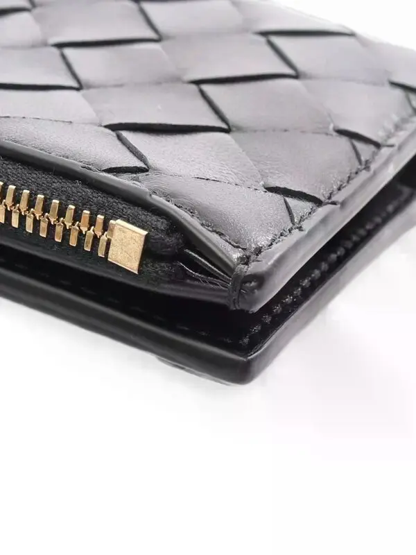 Bottega Veneta 2020 Small Intrecciato Bi-fold Wallet