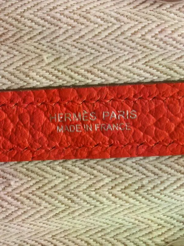 Hermès Tpm Garden Party Tote Bag - Orange