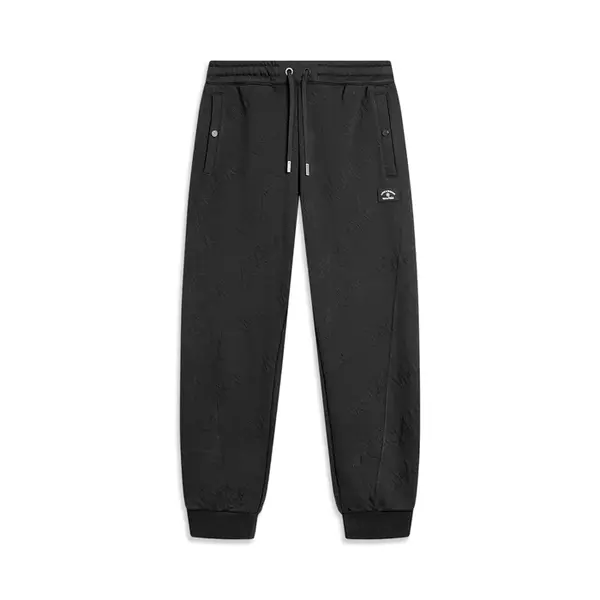 LI-NING Way Of Wade Love & Passion Embroidered Sweat Pants - Black