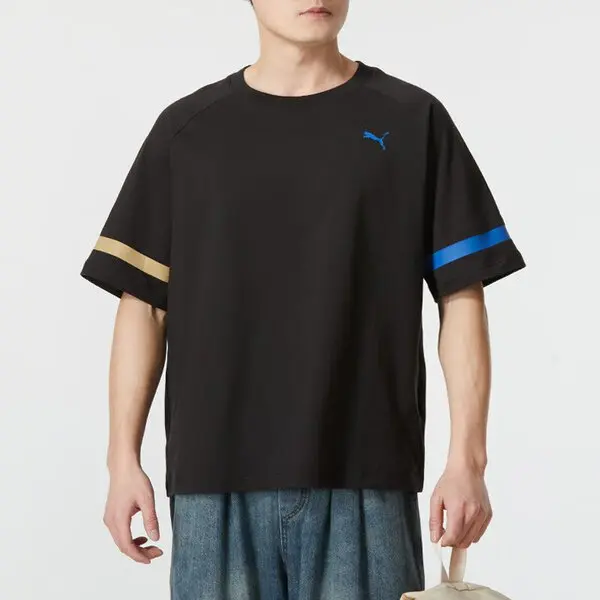 PUMA Logo T-shirt 'black