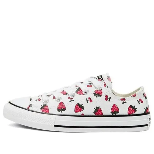 CONVERSE Chuck Taylor All Star Low Top "summer Fruit" Sneaker - White/pink