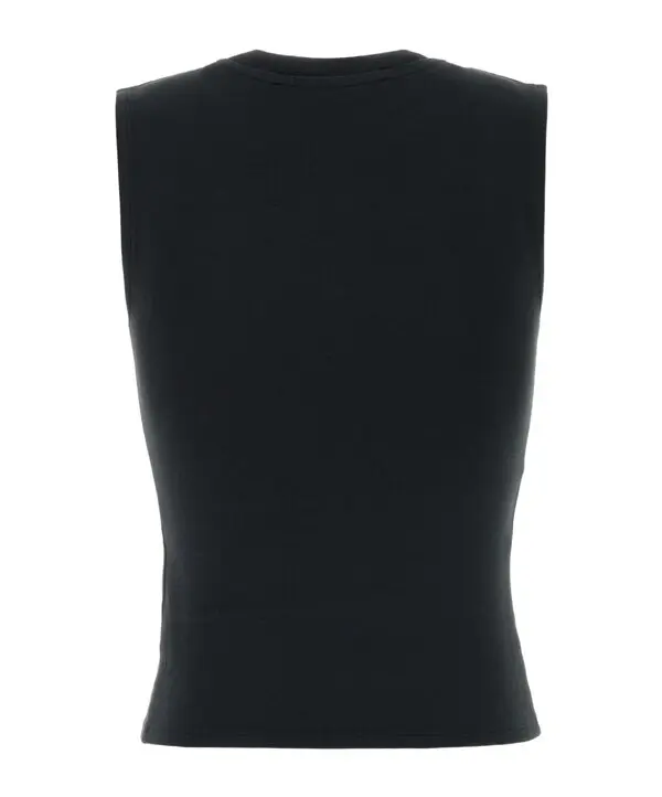 Alexander Wang Logo Fitted Tank Top