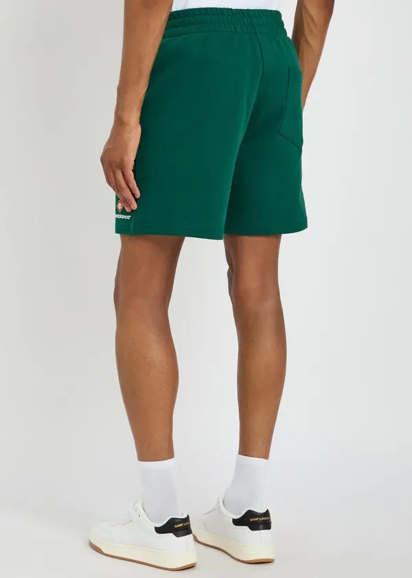 Casablanca Logo Cotton Shorts