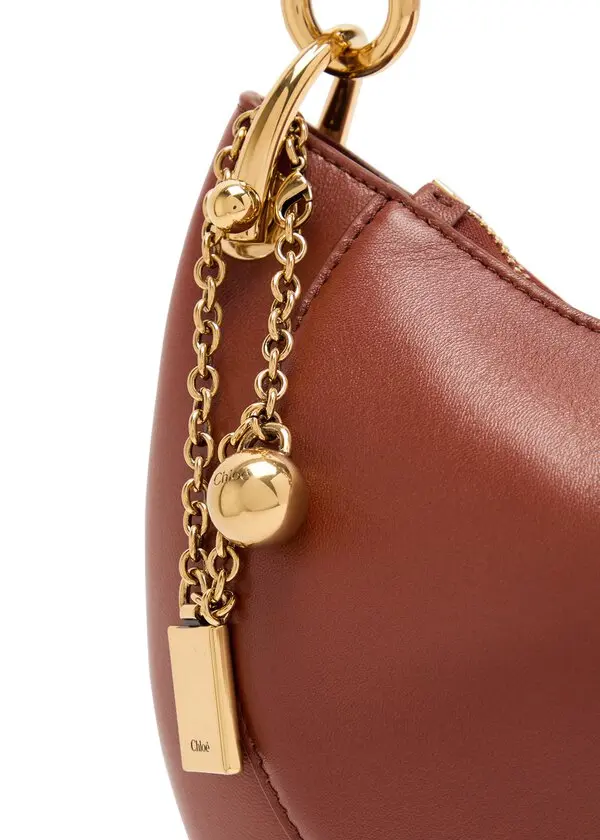 Chloé Banana Leather Shoulder Bag - Orange