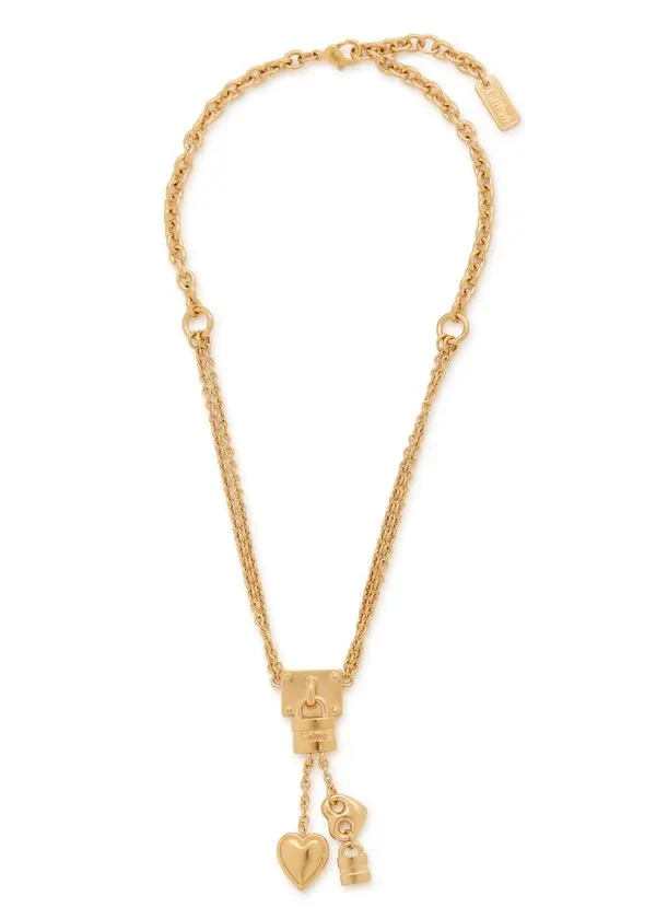 Chloé The Mini Paddington Charm Drop Necklace