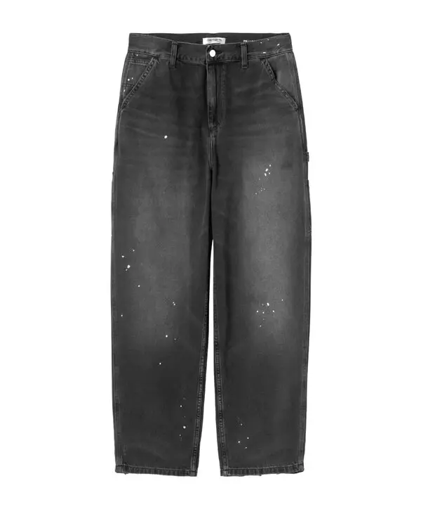 Carhartt Work In Progress Paint-splatter Washed Jeans - Black