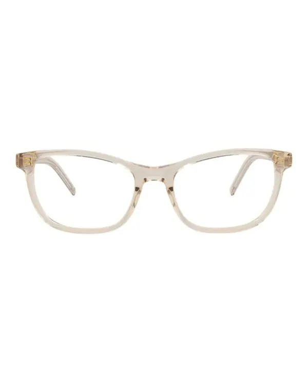 Saint Laurent Cateye Frame Recycled Acetate Optical Frames Nude Nude Transparent - Multicolor
