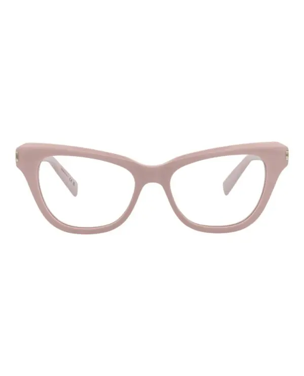 Saint Laurent Cat Eyeframe Recycled Acetate Optical Frames Pink Pink Transparent - Multicolor