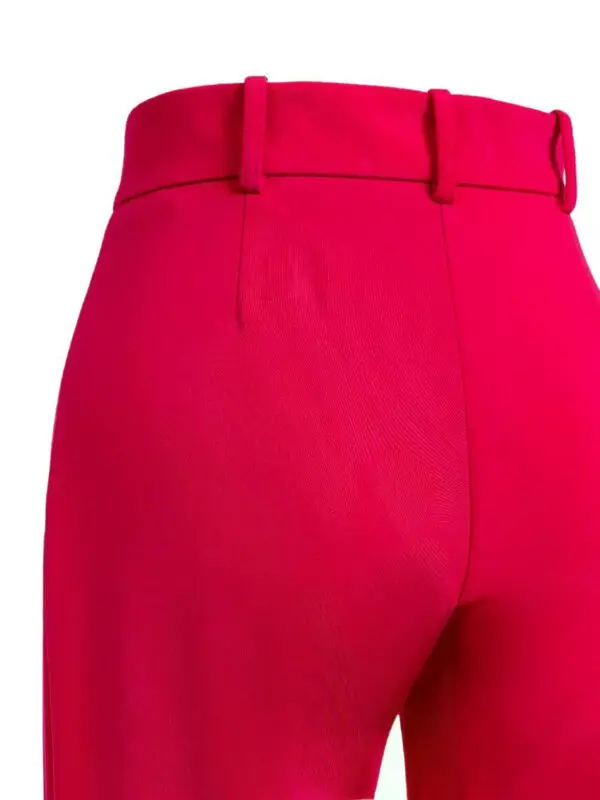 Pinko Pressed-crease Split-hem Trousers - Pink