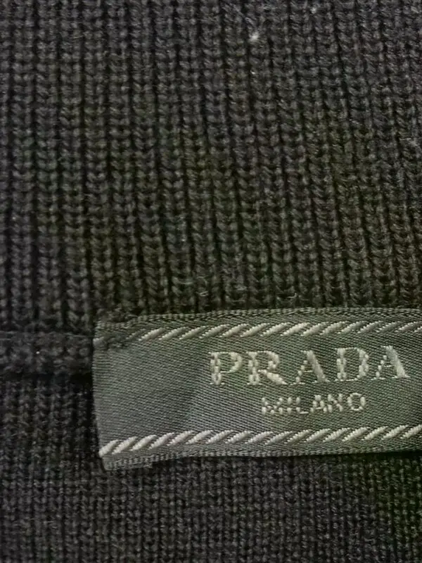 Prada Logo Detail Hoodie