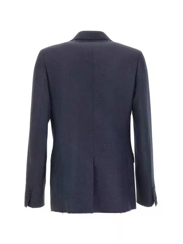 MAISON MARGIELA Frayed Single-breasted Blazer