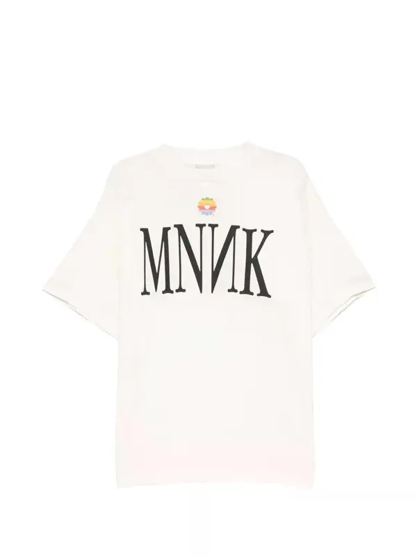 LE MONT SAINT MICHEL Logo-print T-shirt - White