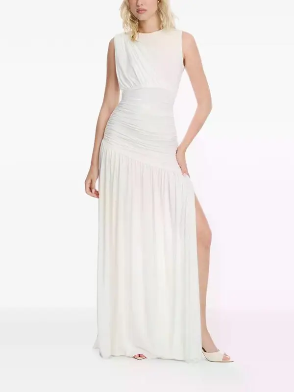 AXEL 113 Isabell Ruched Sleeveless Maxi Dress