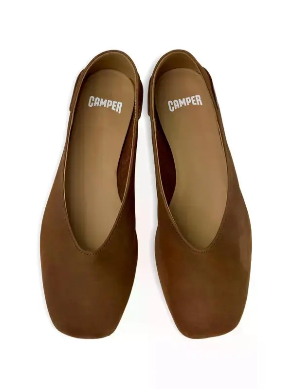 Camper Casi Myra Nubuck Leather Ballet Flats